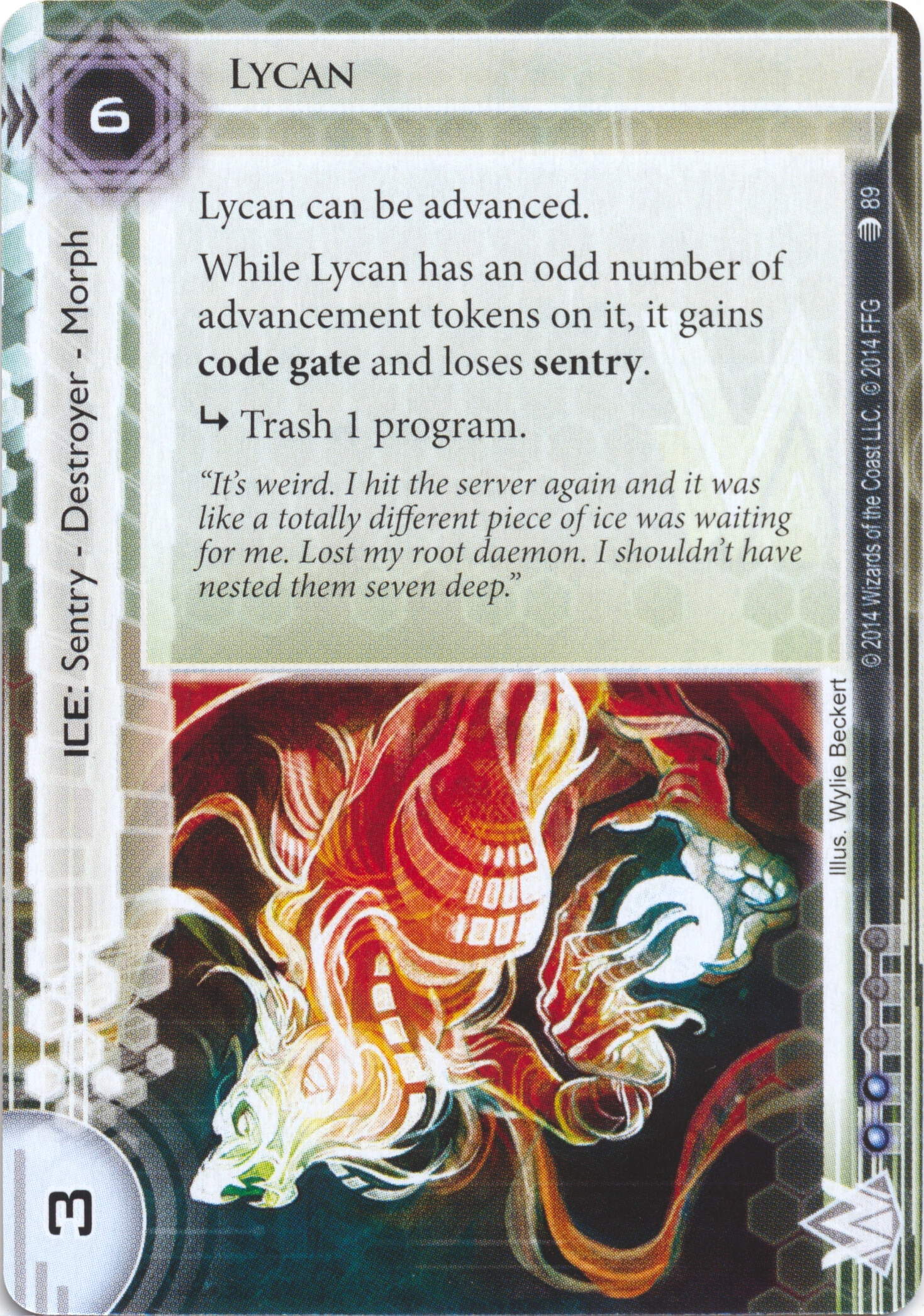 Lycan | Android Netrunner Comprehensive Unofficial Rules Wiki | Fandom
