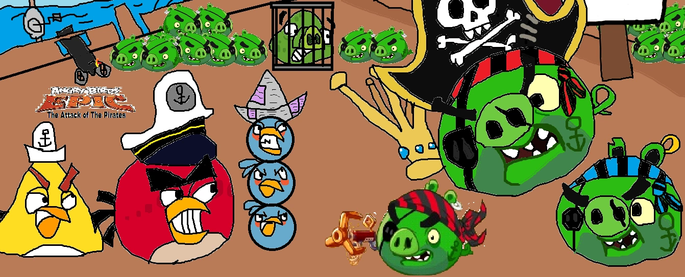 Angry Birds Epic: The Attack of The Pirates | Angry birds epic fanon ...