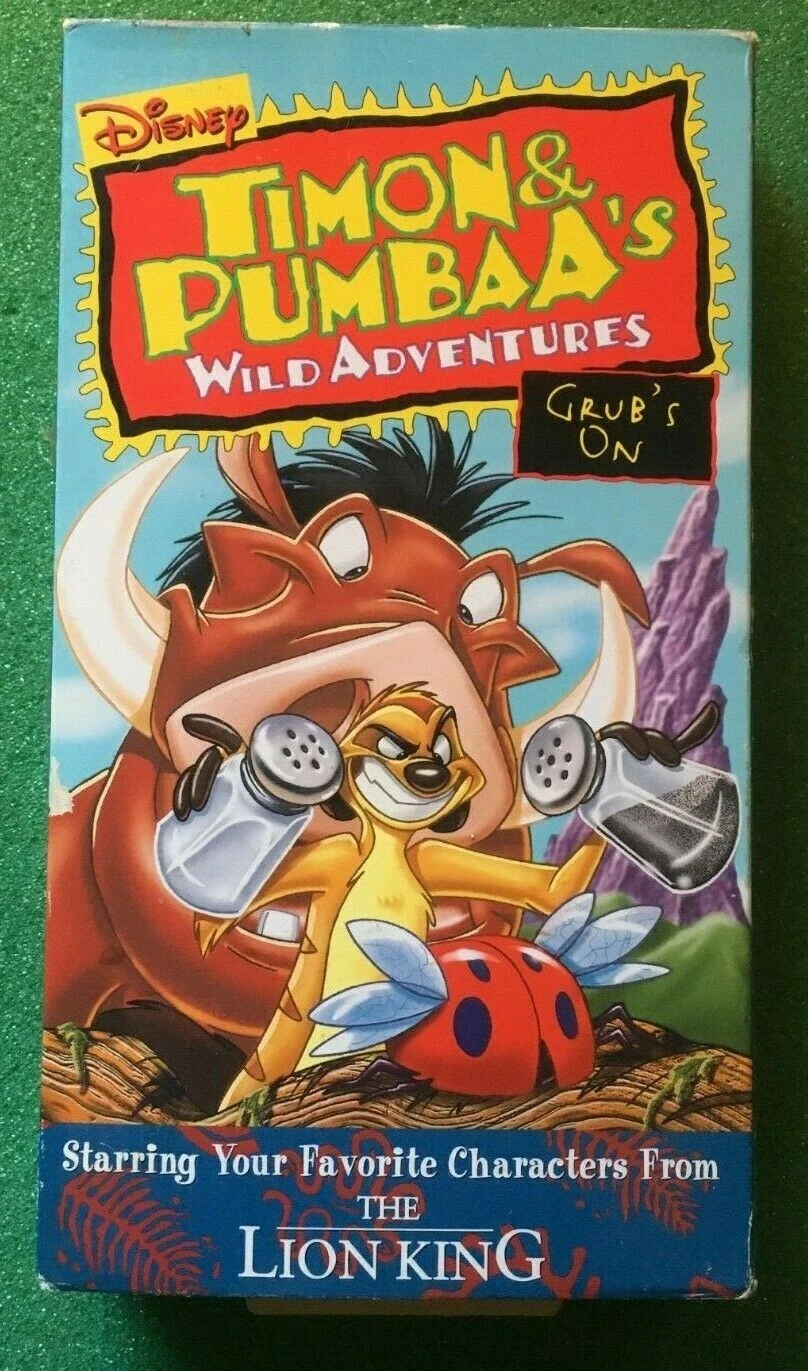 Timon and Pumbaa Wild Adventures Grub's On (1996 VHS) | Angry Grandpa's ...