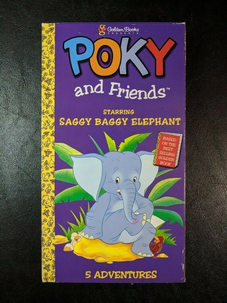 Poky and Friends: 5 Adventures Starring Saggy Baggy Elephant (1999 VHS ...