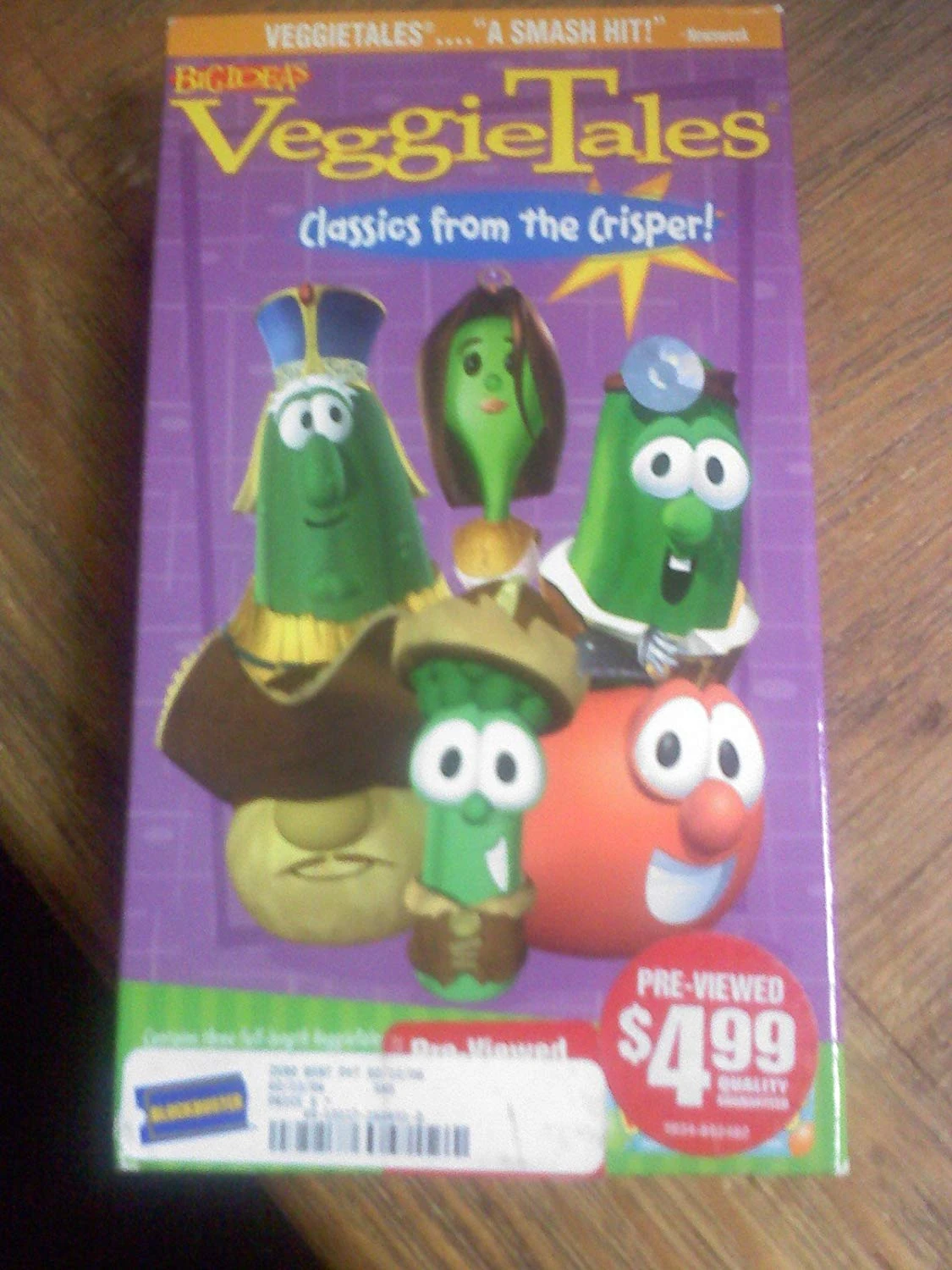 VeggieTales: Classics From the Crisper! (2001 VHS) | Angry Grandpa's ...