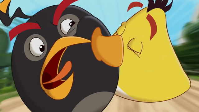 Imagen Chuck Besando A Bombpng Angry Birds Wiki Fandom Powered By Wikia
