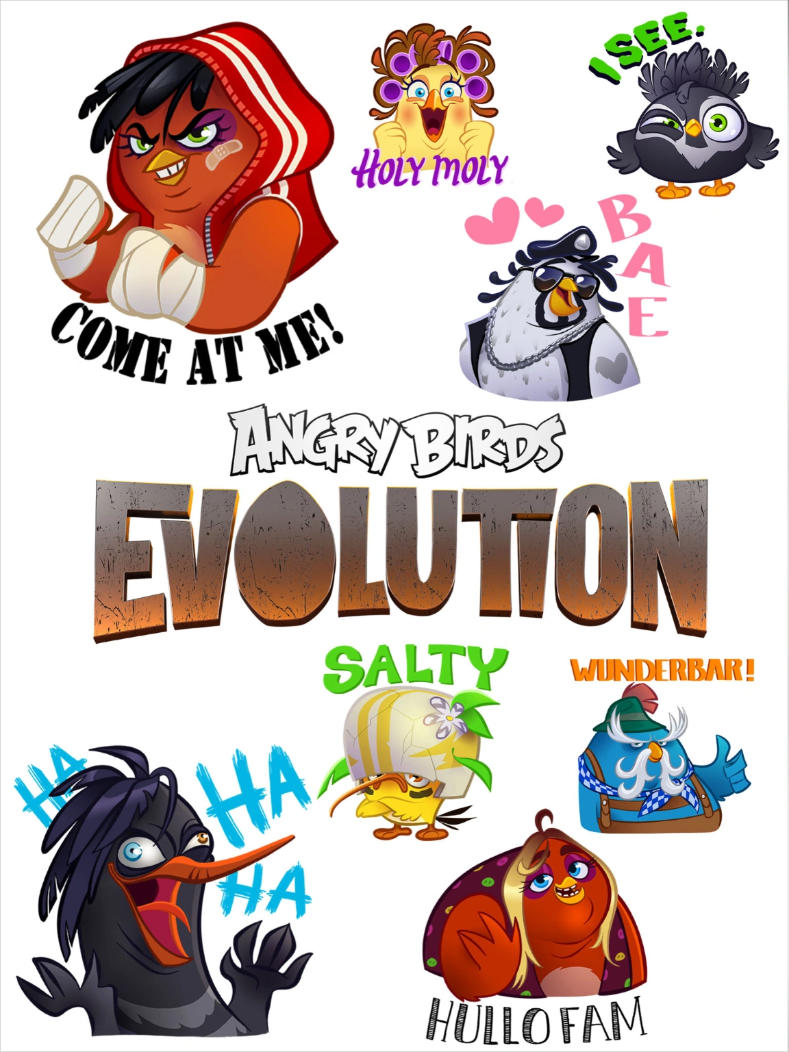 Angry Birds Evolution Stickers | Angry Birds Wiki | Fandom