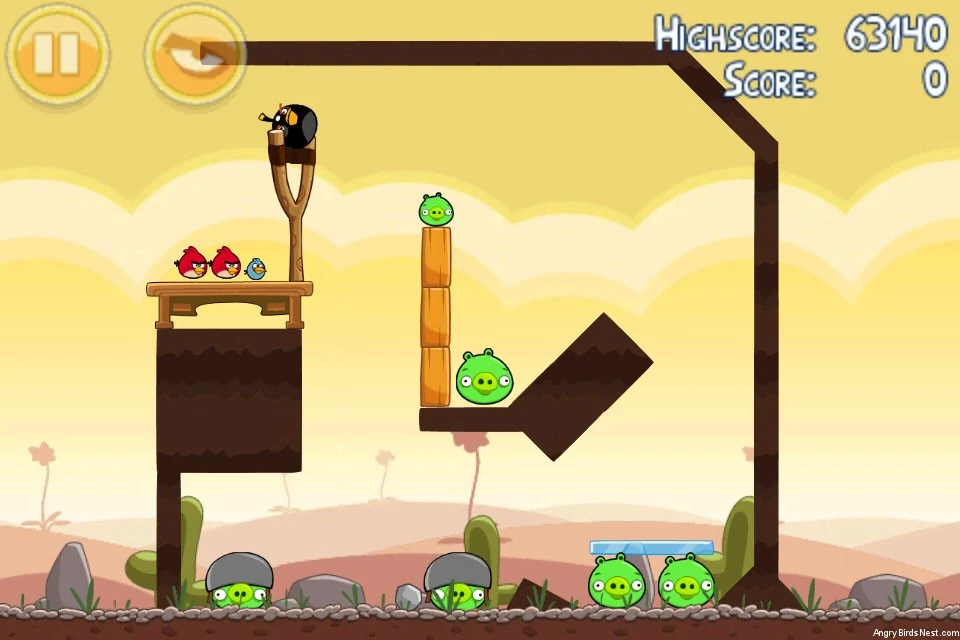 Poached Eggs 3-2 | Angry Birds Wiki | Fandom