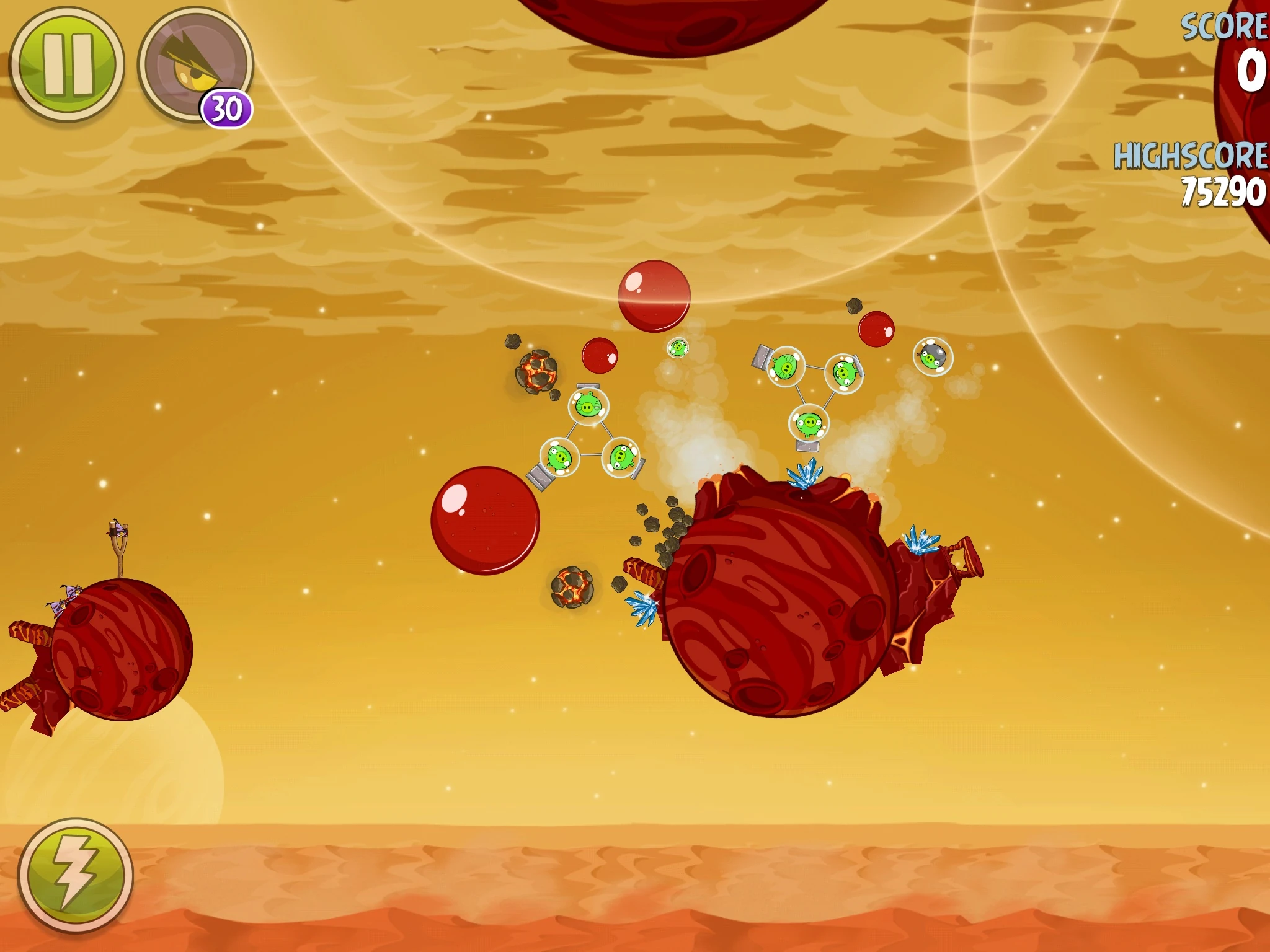 Angry birds space red planet - bingerbit