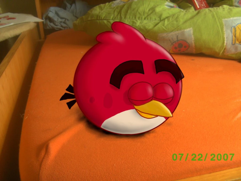 Image - Red sleep by creeperchild-d7c7wdy.jpg | Angry Birds Fanon Wiki ...