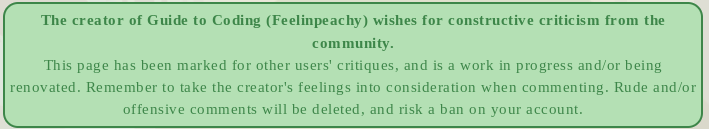 Guide to Coding (Daffødils) | Animal Groups Roleplay Wiki | Fandom