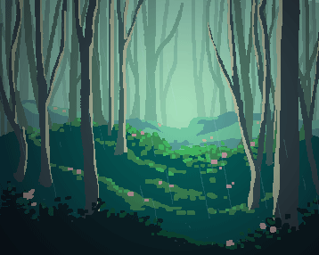Image - Pixel forest rain.gif | Animal Jam Clans Wiki | FANDOM powered ...