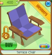 Terrace Chair | Animal Jam Collector's Item Worth Wiki | Fandom