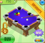Pool Table | Animal Jam Collector's Item Worth Wiki | Fandom