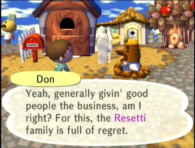 Category:Mr. Resetti's dialogues | Animal Crossing Wiki | Fandom