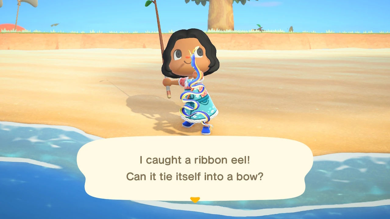 Ribbon eel | Animal Crossing Wiki | Fandom