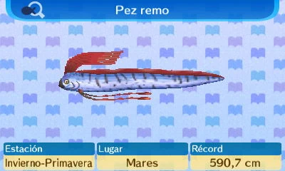 Pez Remo | Animal Crossing Enciclopedia | Fandom