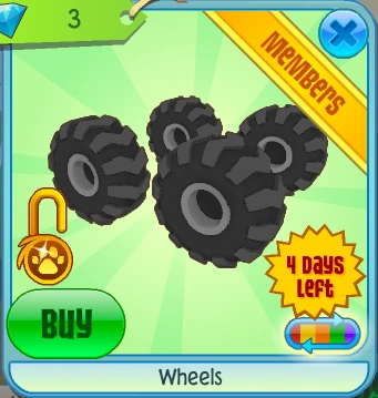 Wheels | Animal Jam Wiki | Fandom