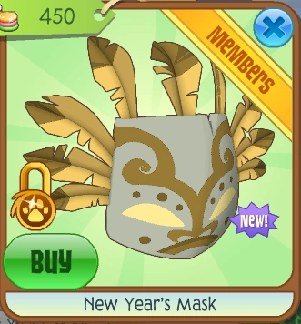 New Year's Mask | Animal Jam Wiki | Fandom