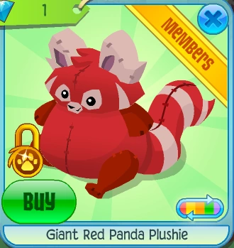Giant Red Panda Plushie | Animal Jam Wiki | Fandom