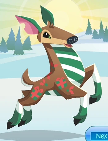 Jamaaliday Deer | Animal Jam Wiki | Fandom