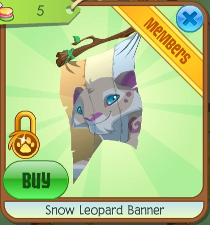 Snow Leopard Banner | Animal Jam Wiki | Fandom