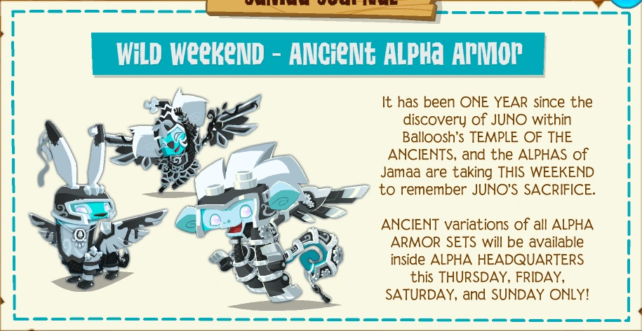 Ancient Alpha Armor | Animal Jam Wiki | Fandom