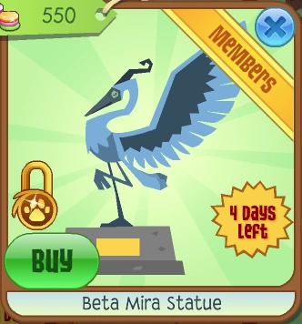 Beta Mira Statue | Animal Jam Wiki | Fandom