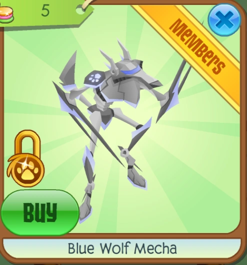 Blue Wolf Mecha | Animal Jam Wiki | FANDOM powered by Wikia