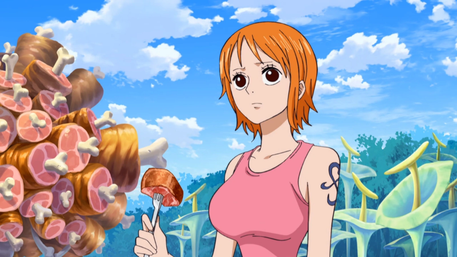 Image - Ep 1 Nami eat pork.png | AnimeVice Wiki | FANDOM powered by Wikia