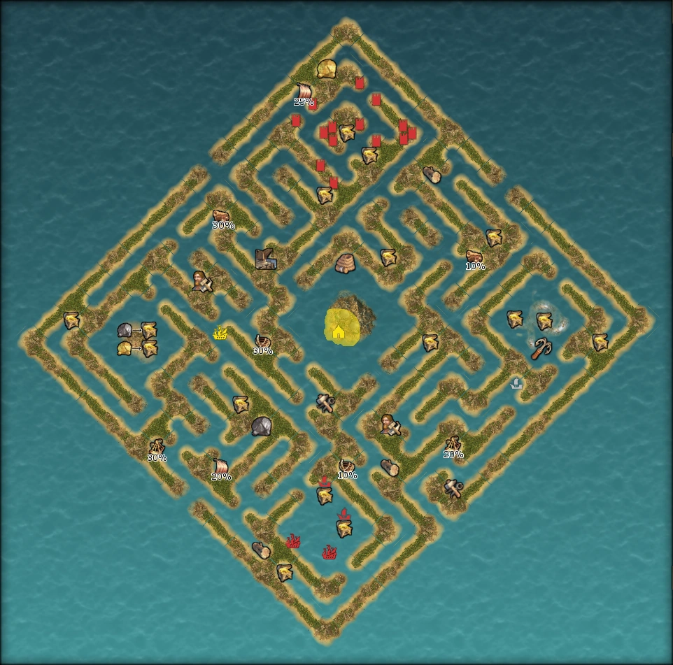 Image - Istar's labyrinth map new.png | Anno 1404 Wiki | FANDOM powered ...