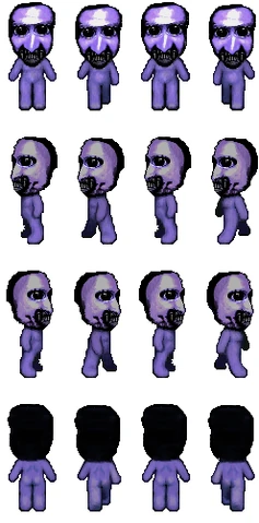 Image - Ao oni sprite sheet by pyrodemonx-d5tqnjb.png | Ao Oni Wiki ...