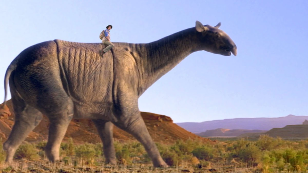 Paraceratherium and Footprint | Andy's Prehistoric Adventures Wiki ...