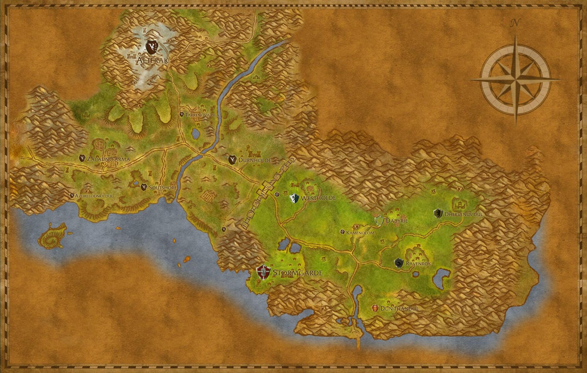 Image Mapa Arathor Wiki Fandom Powered By Wikia