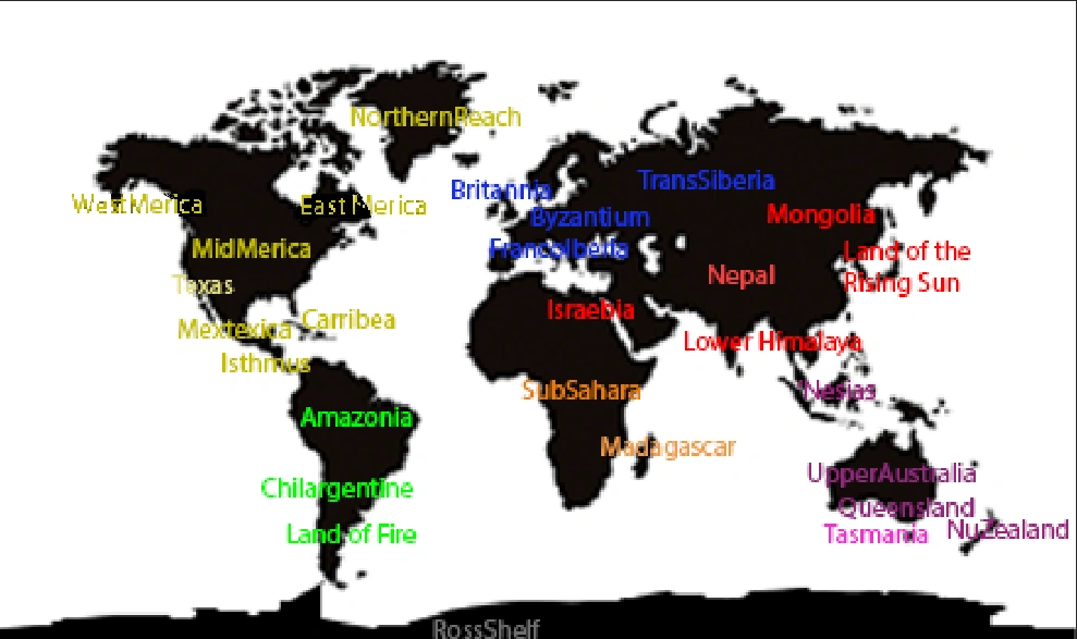 Continents and Regions | Arc of a Scythe Wiki | Fandom