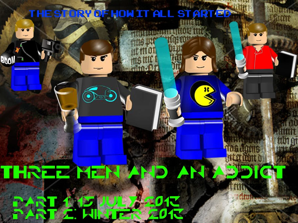 Three Men and an Addict | The Arcade Addict and Co. Wiki | Fandom