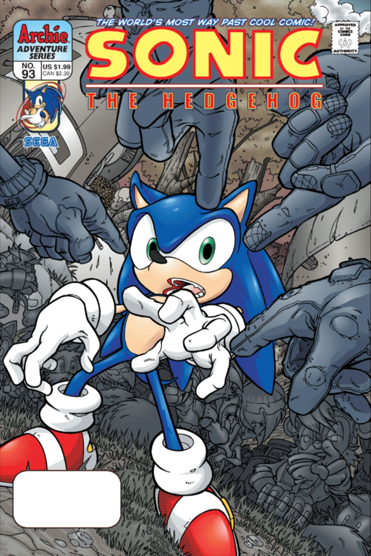 Archie Sonic the Hedgehog Issue 93 | Mobius Encyclopaedia | Fandom