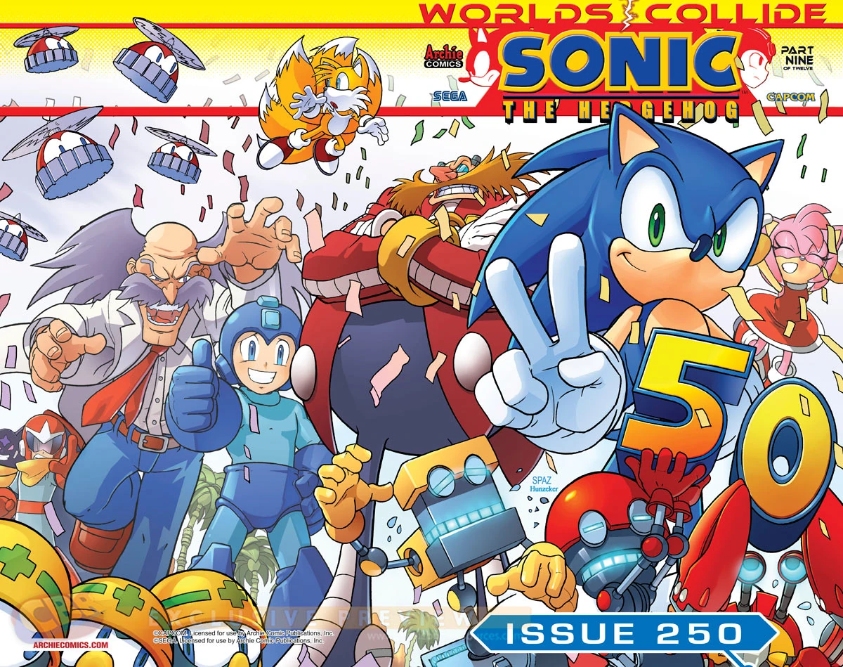 Archie Sonic the Hedgehog Issue 250 | Mobius Encyclopaedia | Fandom