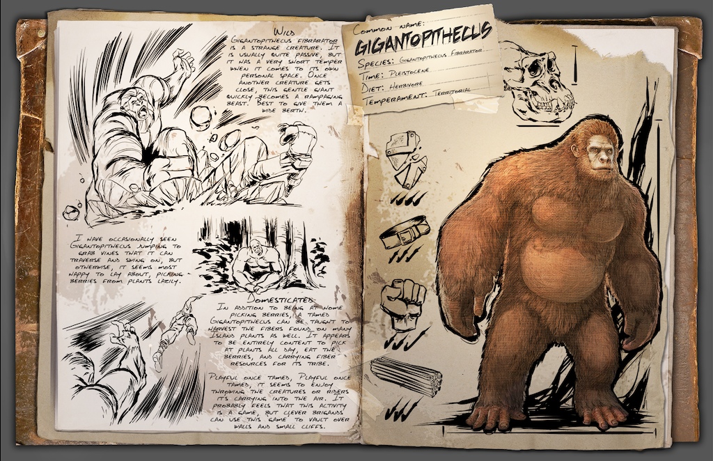 Gigantopithecus | ARK: Survival Evolved Wiki | FANDOM powered by Wikia Gigantopithecus | ARK: Survival Evolved Wiki | FANDOM powered by Wikia
