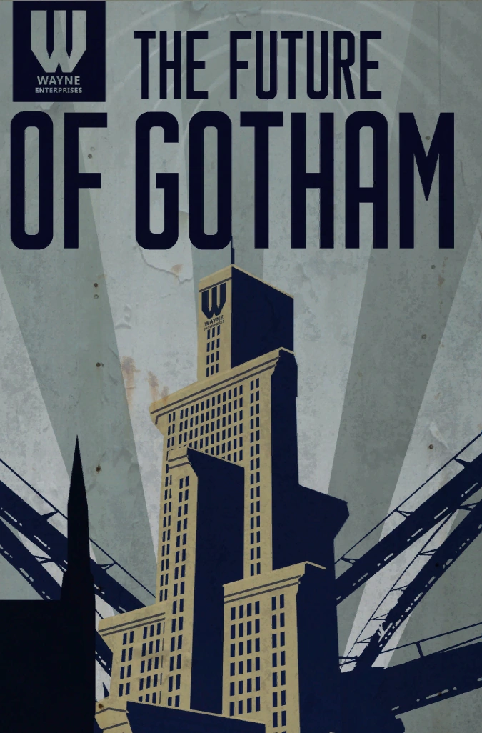 Image - Wayne Enterprises Poster AK.png | Arkham Wiki | FANDOM powered ...