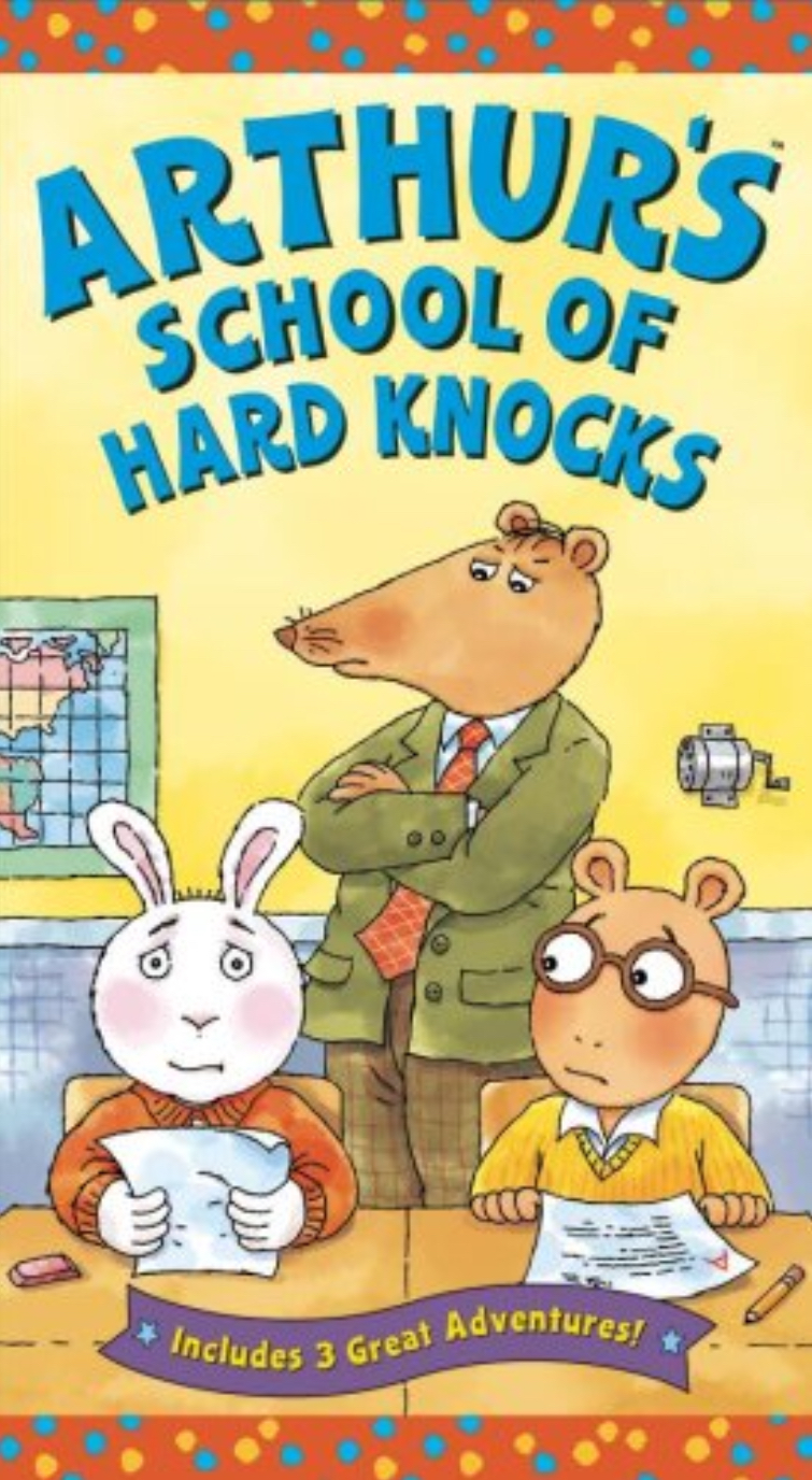 Arthurs School Of Hard Knocks Vhs Arthur Wiki Fandom