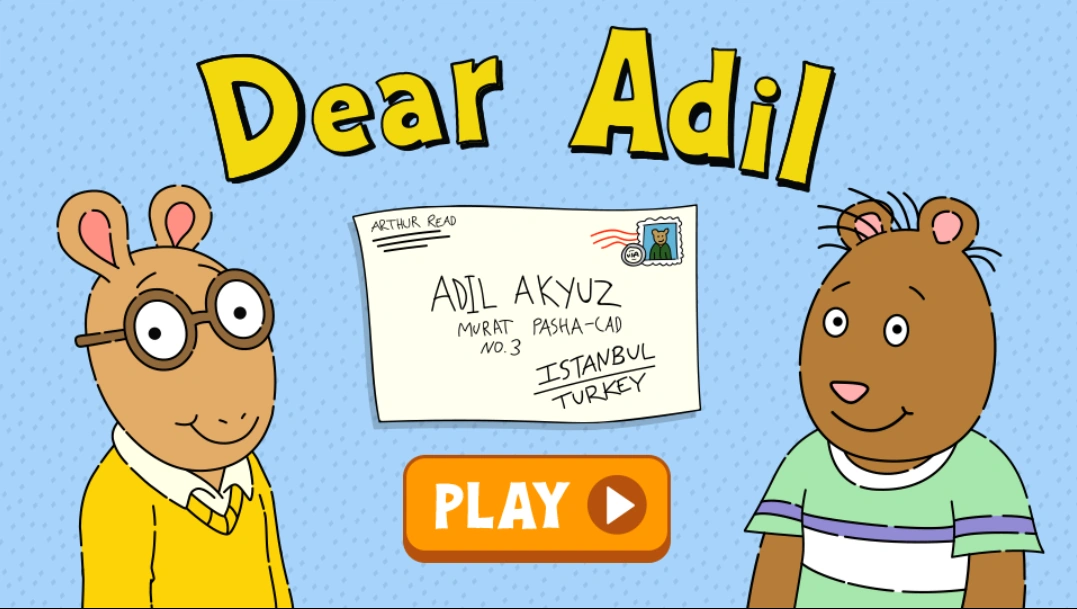 Dear Adil (game) | Arthur Wiki | Fandom