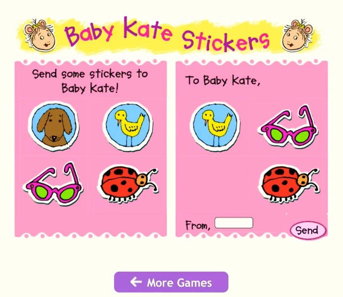 Baby Kate Stickers | Arthur Wiki | Fandom