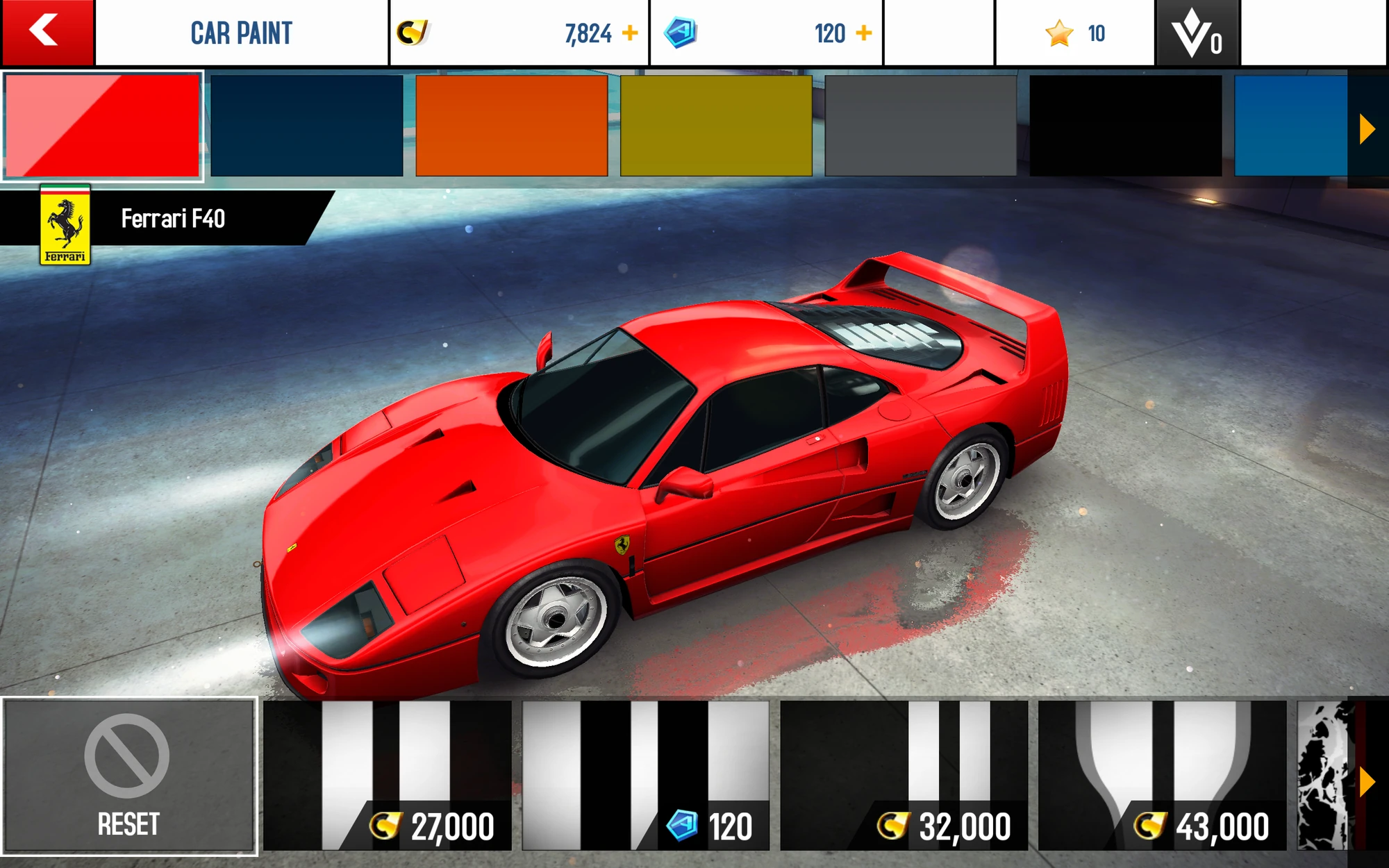 Ferrari F40 (colors) | Asphalt Wiki | Fandom