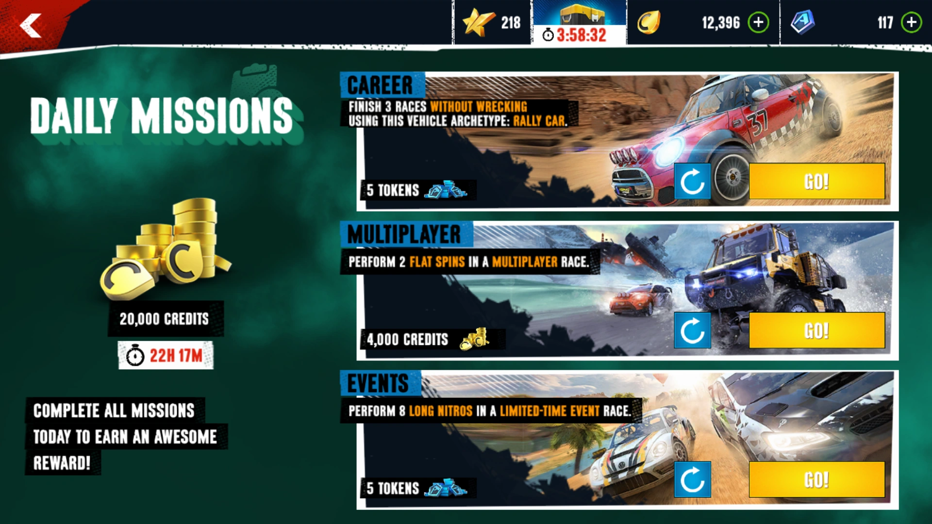 Daily Missions | Asphalt Wiki | Fandom