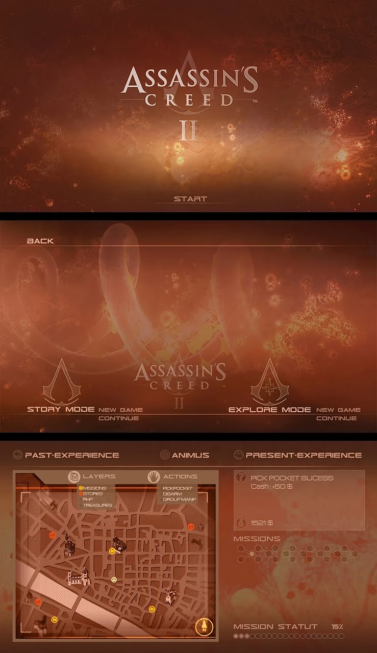 Image - AC2 Menu concept art by Nicolas Ferrand.jpg | Assassin's Creed ...