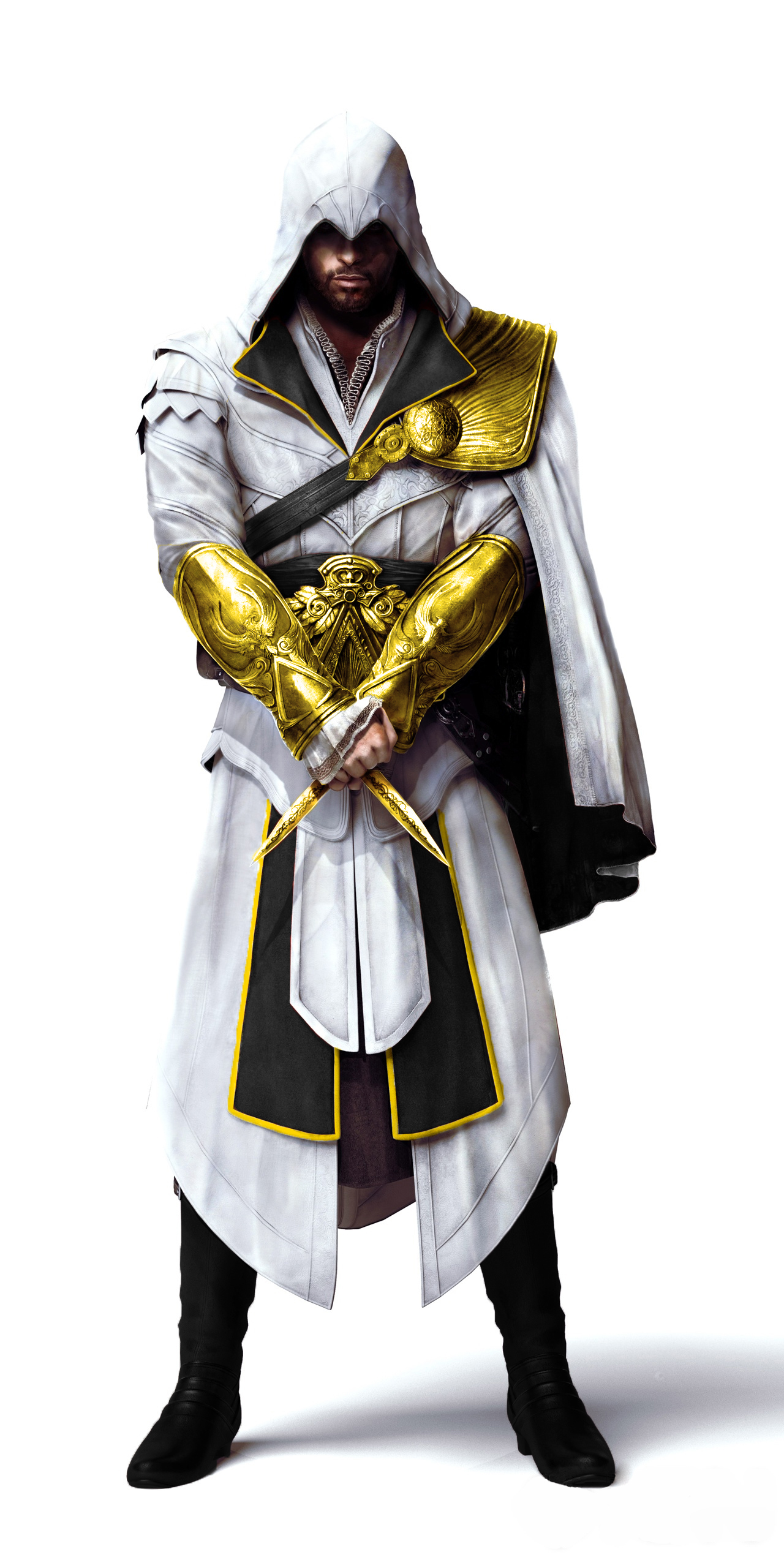 Image Assassins Creed Brotherhood Ezios Outfit Black And Gold