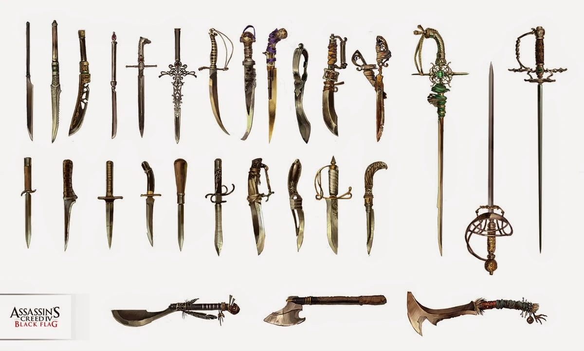 Image - AC4 Multiplayer Weapons - Concept Art.jpg | Assassin's Creed ...