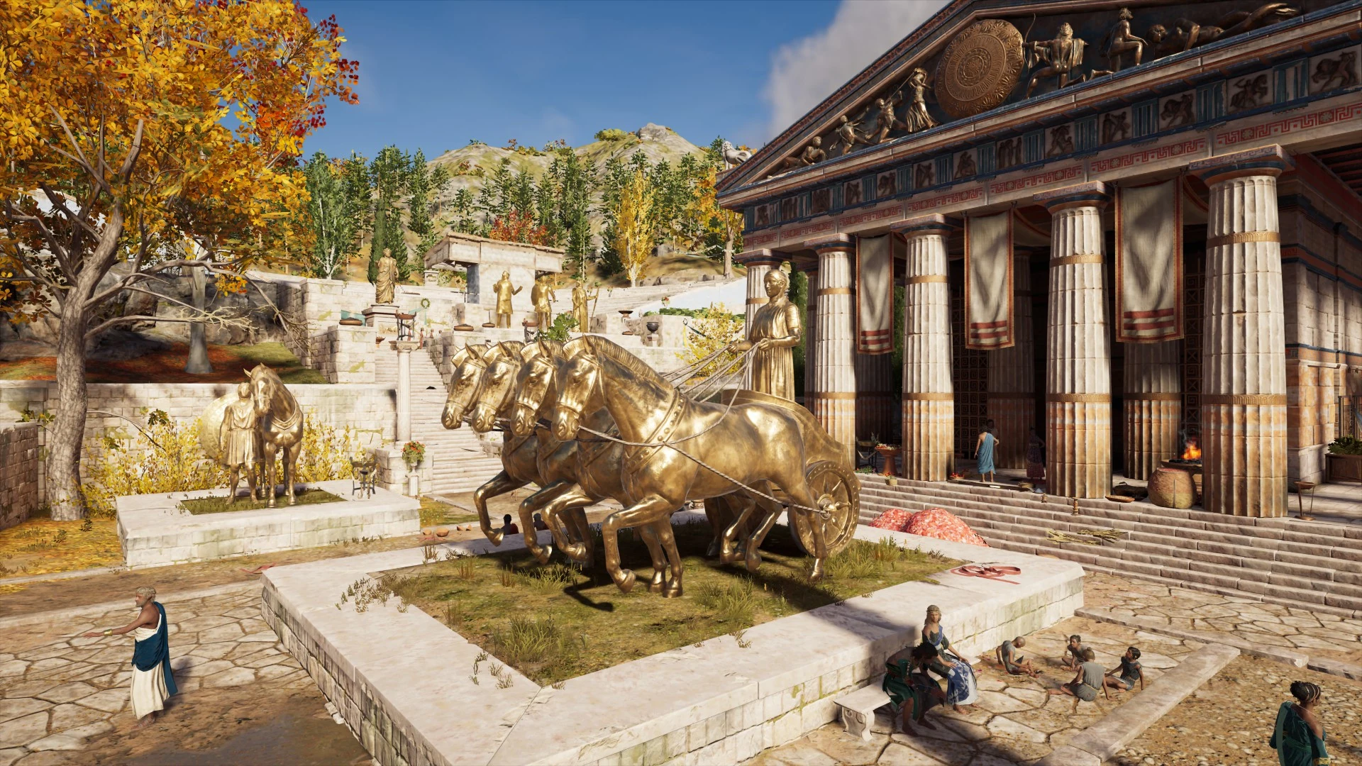 The Charioteer of Delphi, a greek bronze statue from 478 BC that once ...