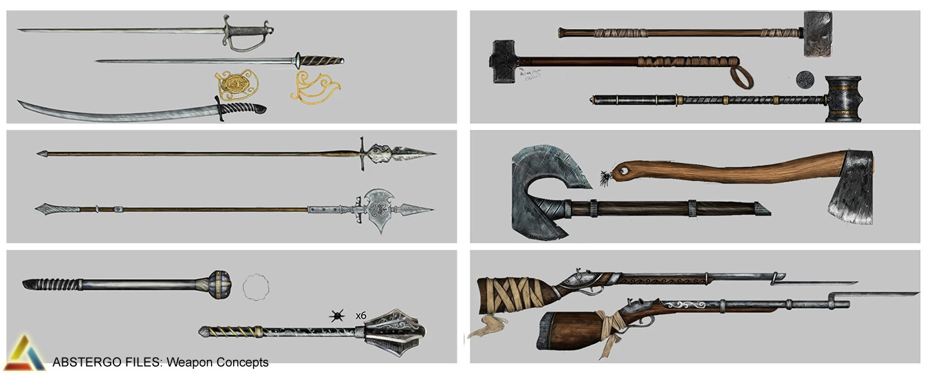 Image - Assassin's Creed 3 Multiplayer Weapon Design 03 by trebor7.jpg ...