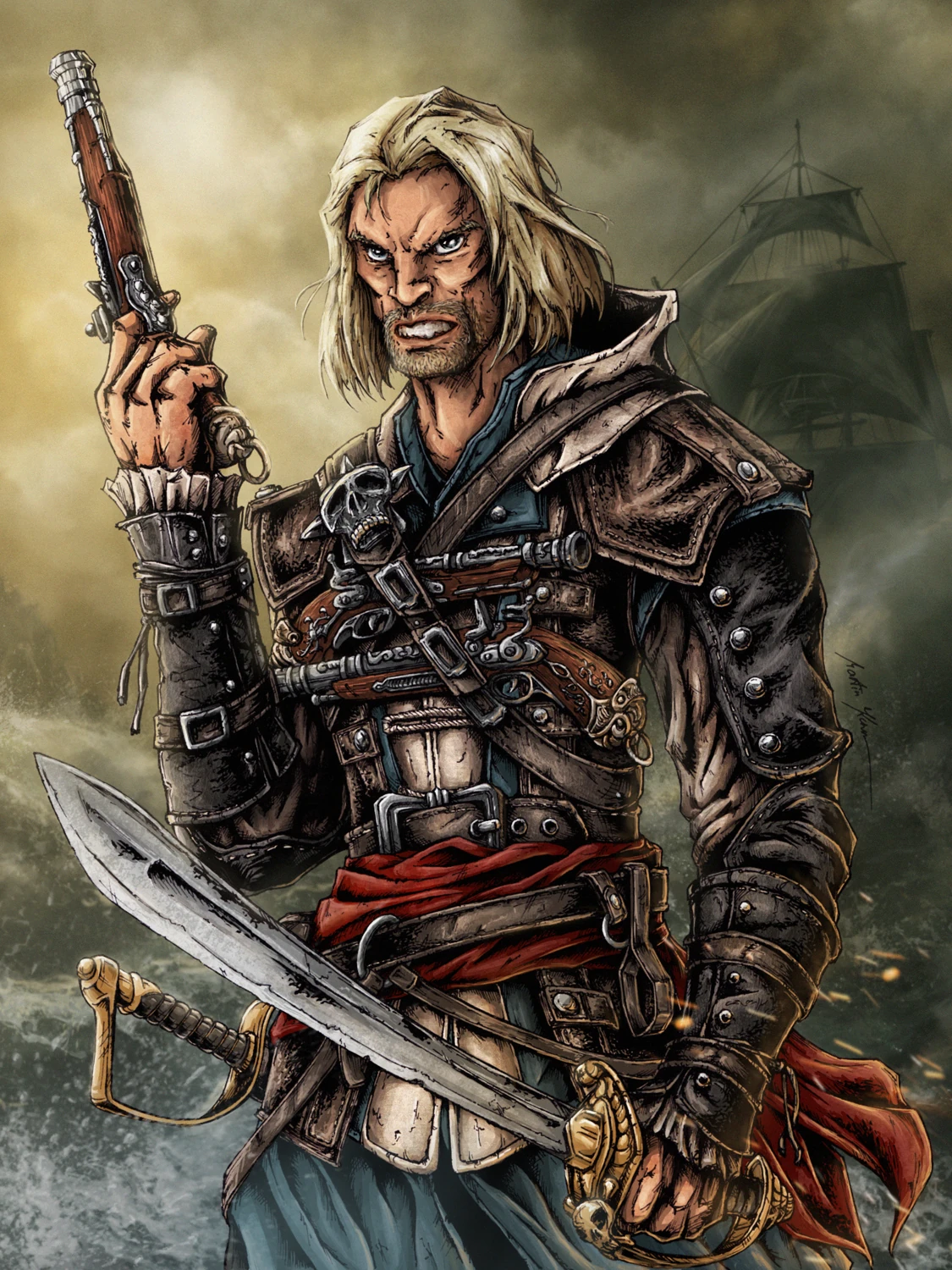 Imagem - Captain edward kenway is your man color by mkozmon-d5zseyr.jpg ...