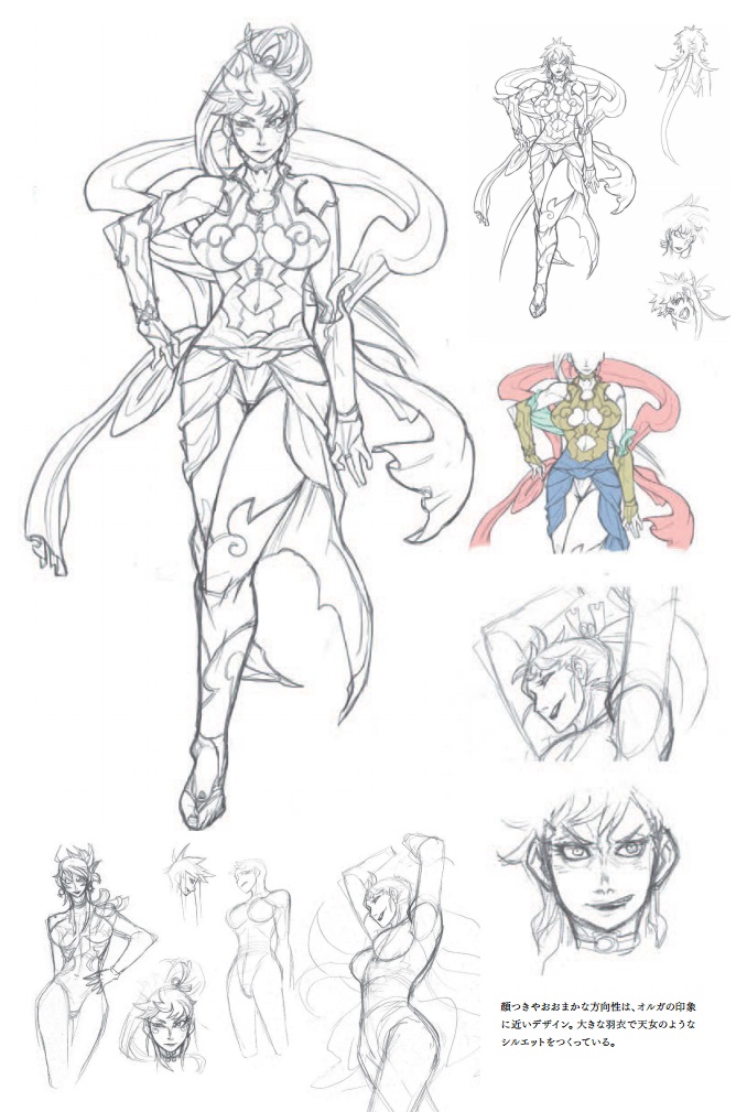Image Olga Early Design1 Asuras Wrath Wiki Fandom Powered By