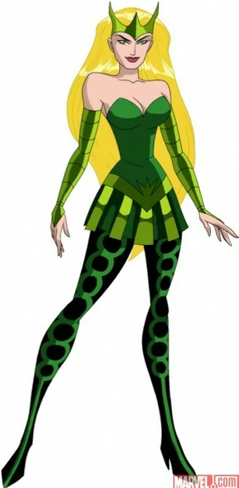 Amora the Enchantress ( Marvel Legends ) (Wave 11) Minecraft Skin