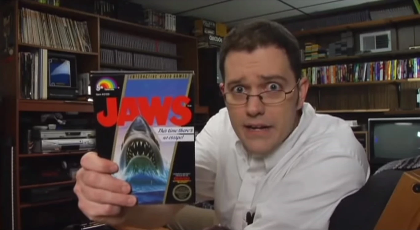 Transcript of 2011 Angry Video Game Nerd Episode Spielberg Games ...